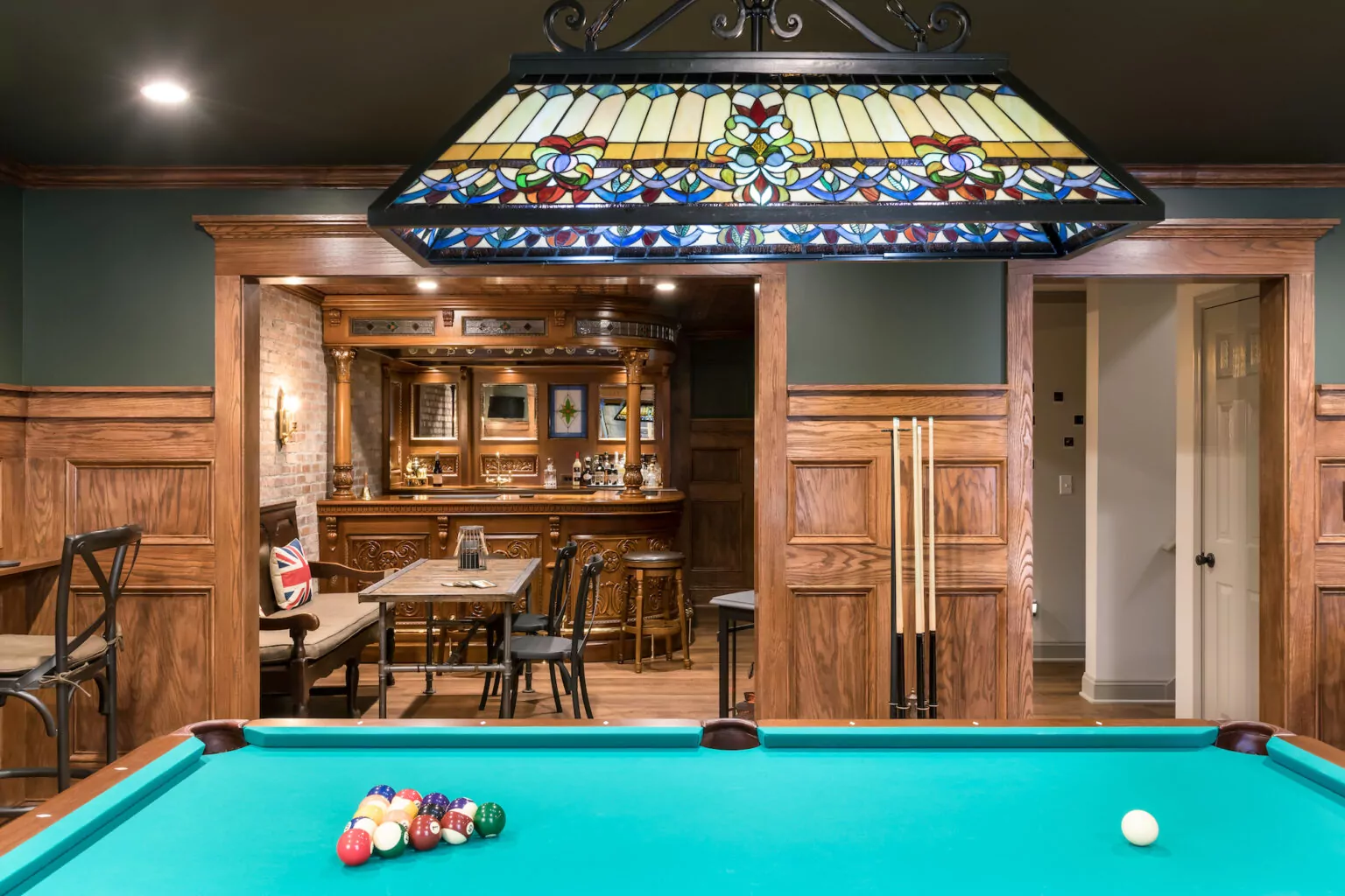 British Pub Basement Renovation - Innovative Design + Build