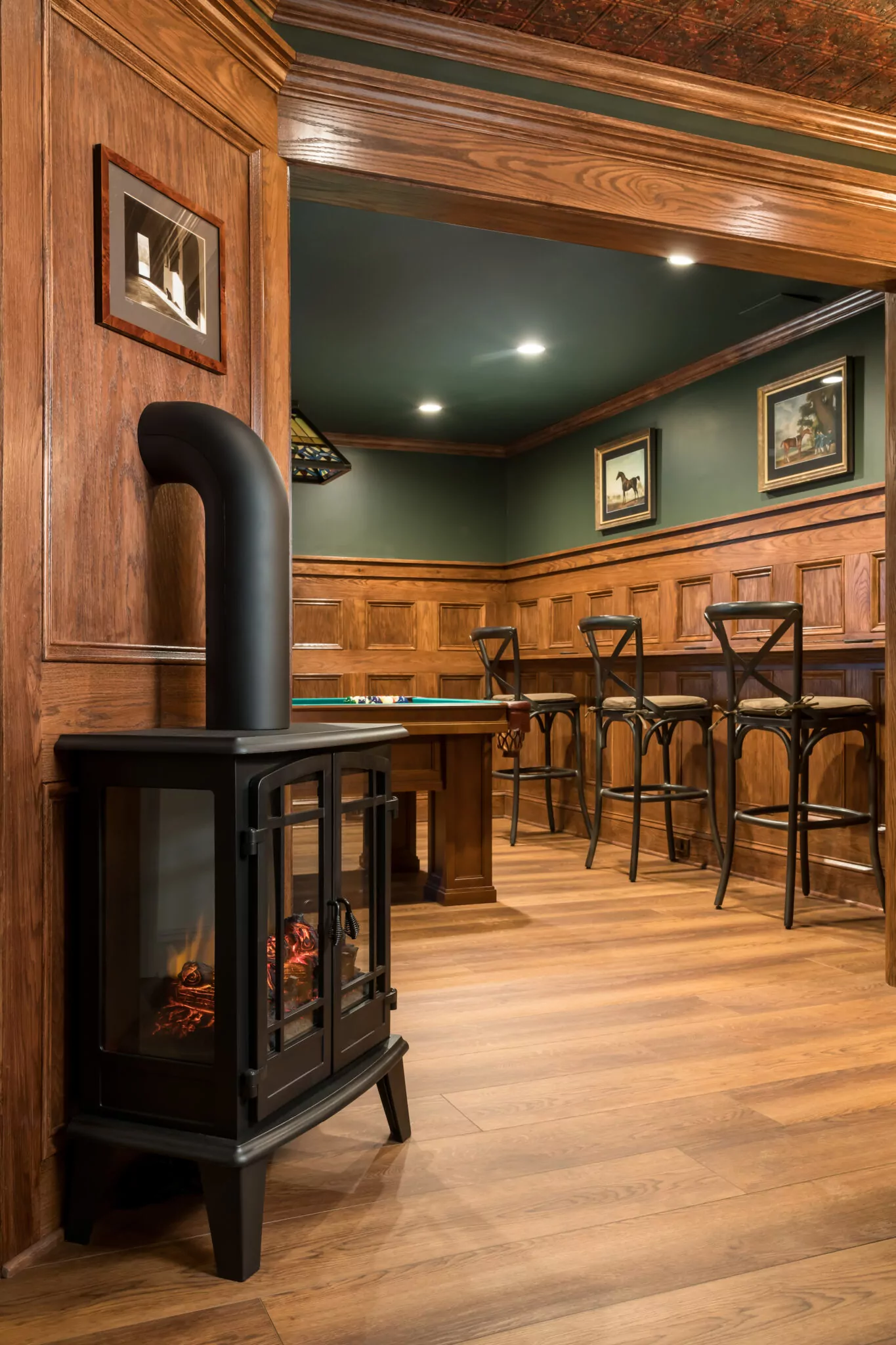 British Pub Basement Renovation - Innovative Design + Build
