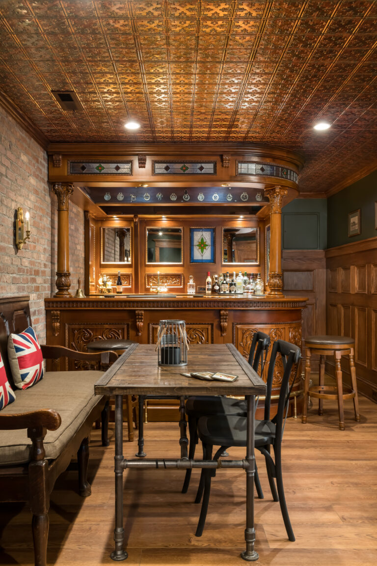 British Pub Basement Renovation - Innovative Design + Build